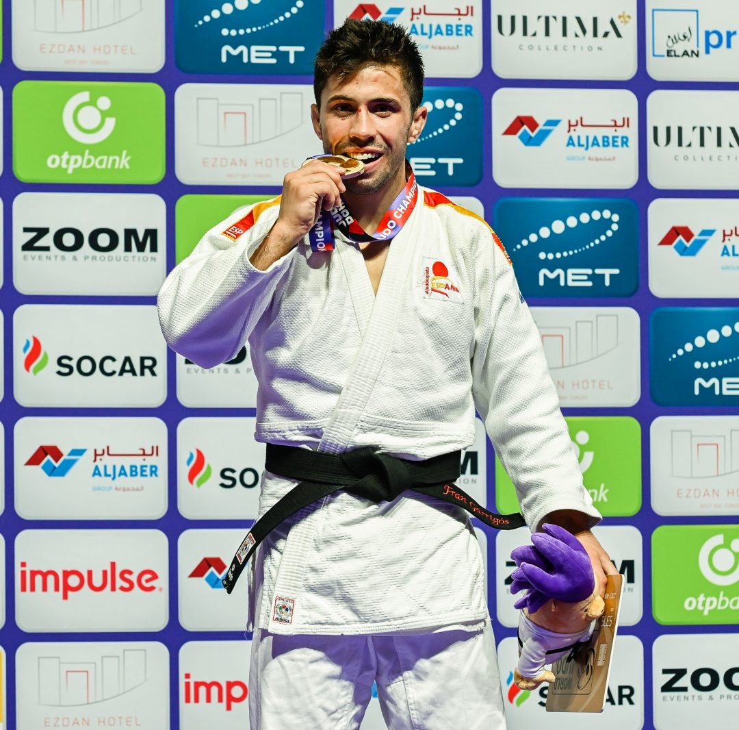 Fran Garrigós, Campeón del Mundo Absoluto en Doha 2023 | Real Federación Española de Judo y ...